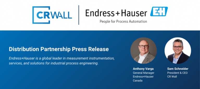 Endress+Hauser and CR Wall launch strategic representation agreement ...